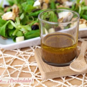 Cogollos a la plancha con salsa de miel y mostaza