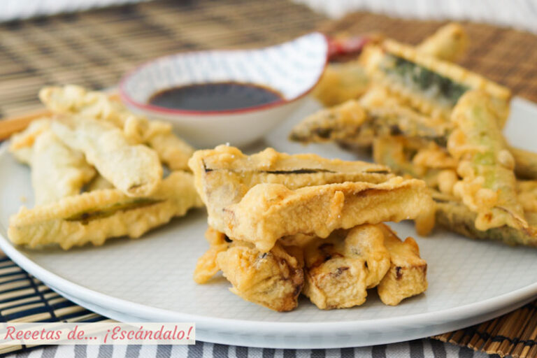 Tempura de verduras con trucos para que sea crujiente y nada aceitosa ...