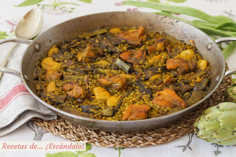 Paella de marisco, receta paso a paso - Recetas de ¡Escándalo!