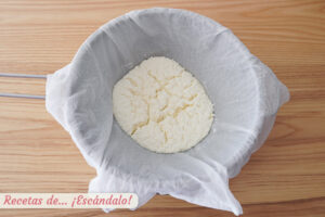Cómo hacer requesón casero. Receta muy fácil - Recetas de ¡Escándalo!